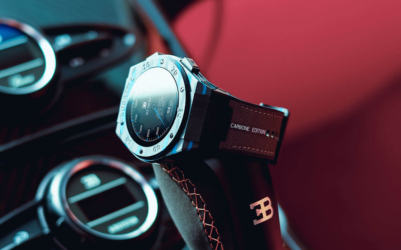 Представлены карбоновые смарт-часы Bugatti Carbone Limited Edition