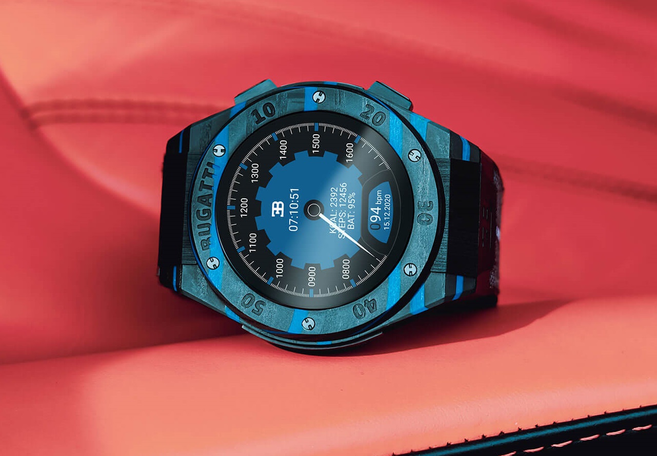 Представлены карбоновые смарт-часы Bugatti Carbone Limited Edition