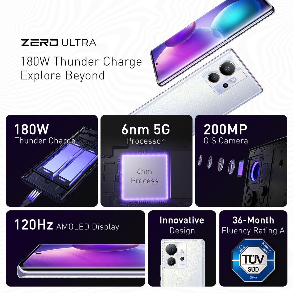Infinix представил смартфон Zero Ultra с 200-мегапиксельной камерой