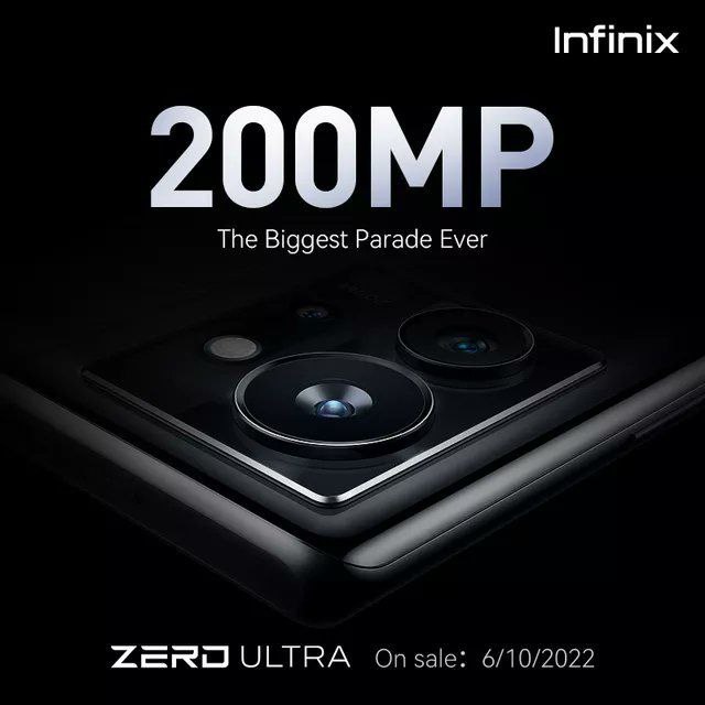 Infinix представит смартфон Zero Ultra с 200-МП камерой 5 октября