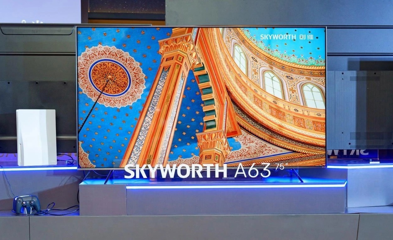 Представлен телевизор Skyworth A63 с 288 Гц Mini-LED экраном