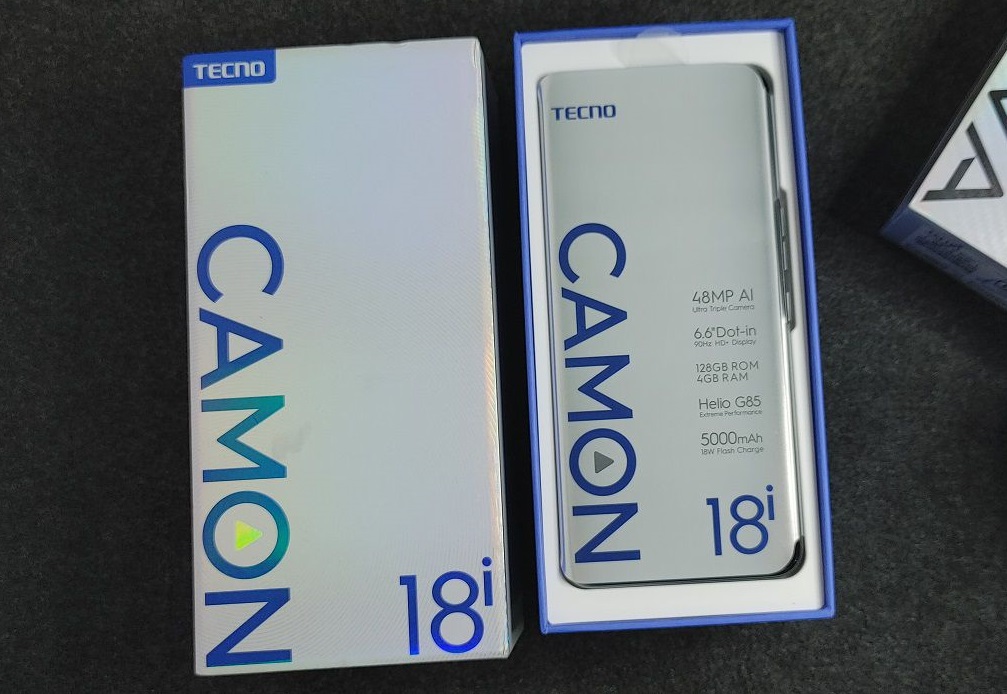 Tecno представила бюджетный смартфон Camon 18i с 90-Гц дисплеем