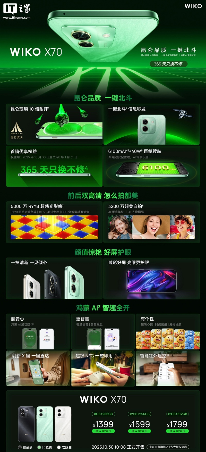 Представлен среднебюджетный смартфон WIKO X70 с батареей 6100 мАч